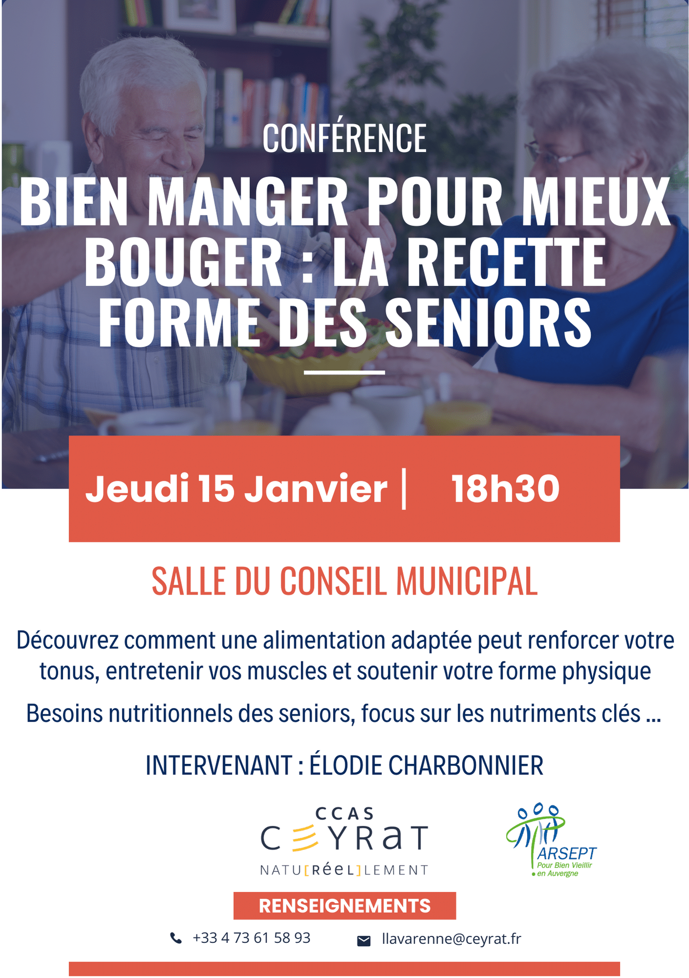 Bien manger pour mieux bouger : la recette forme des seniors ...